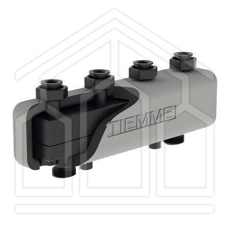 5539X COMPENSATORE IDRAULICO/COLLETTORE ACCIAIO 3, M3/h N°3 CIRCUITI ...